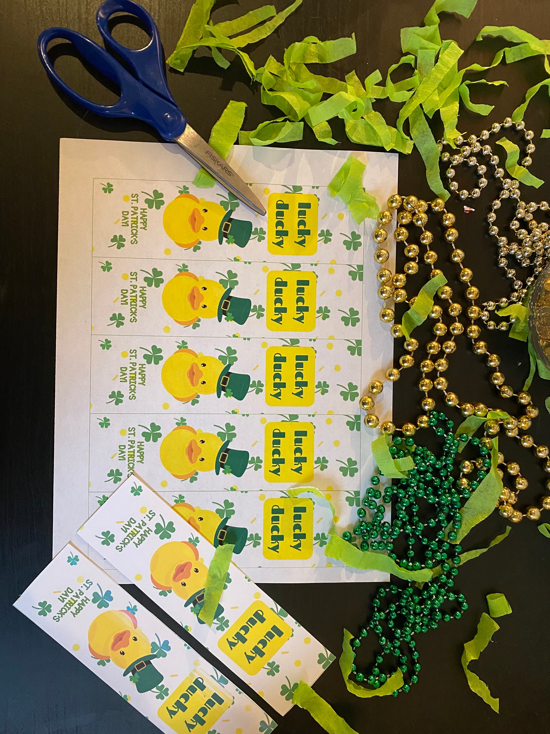 St. Patrick's Day Bookmark Printable PDF Instant Download. Each Page ...
