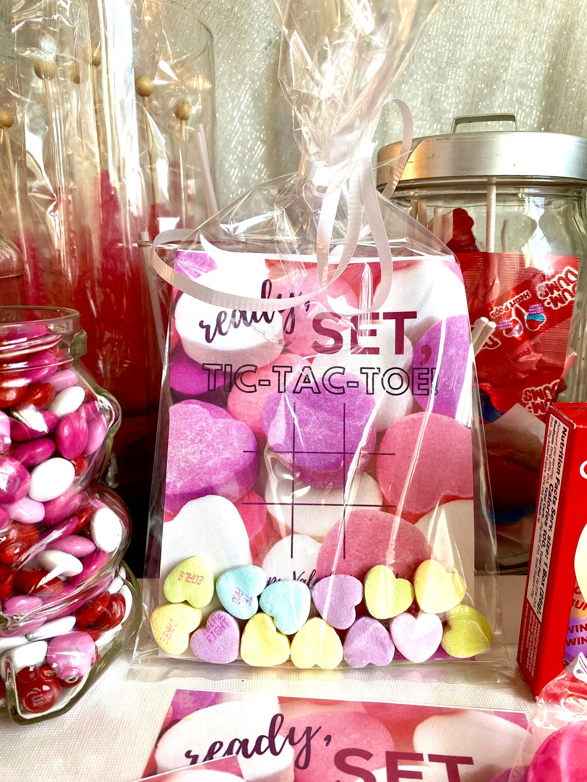 Valentines Day Printable PDF Instant Download TIC Tac TOE Conversation ...