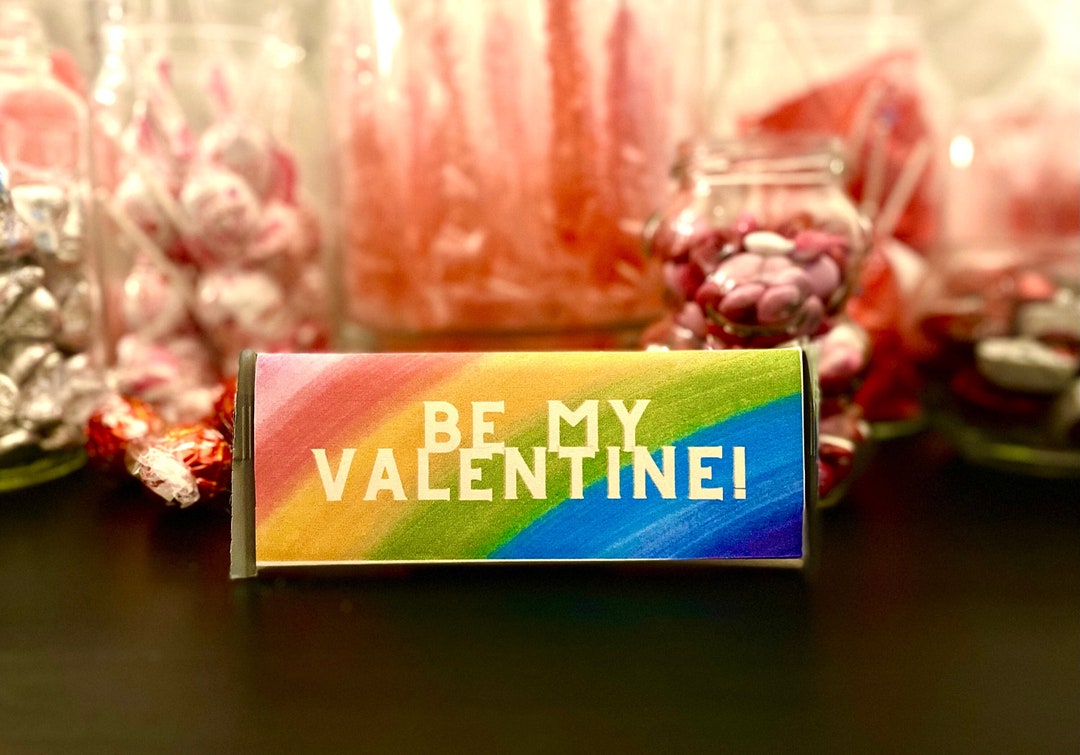 Valentine Candy Bar Wrapper for Valentines Day. Printable PDF Instant ...