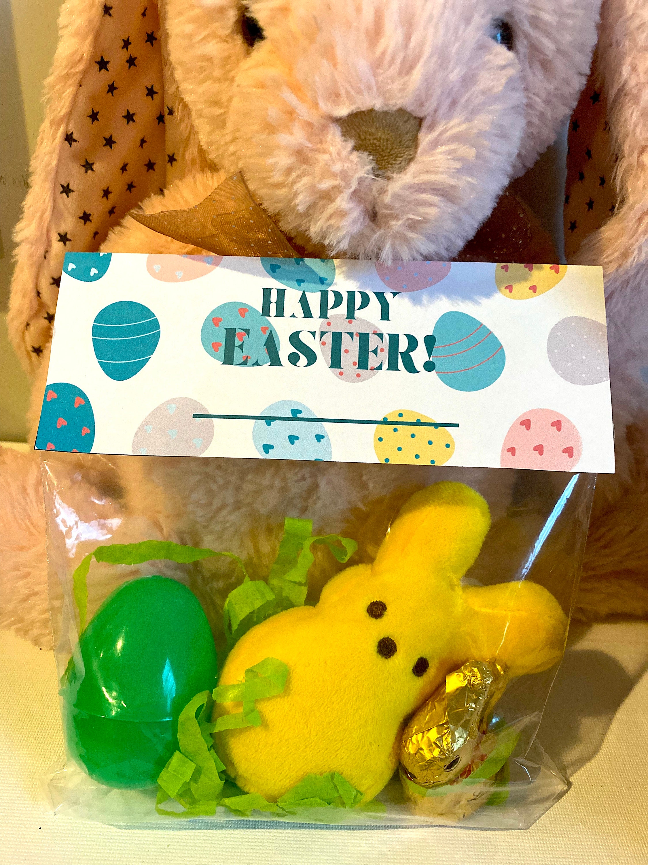 Printable Easter Basket Treat Bag Topper for Goodie Bags and Parties ...