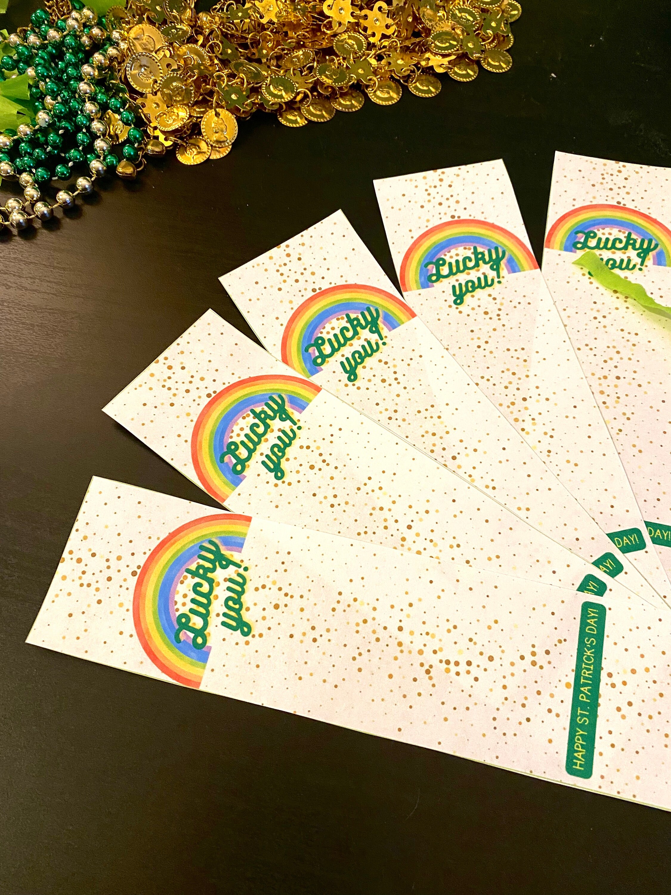 St. Patrick's Day Bookmark Printable PDF Instant Download. Each Page ...