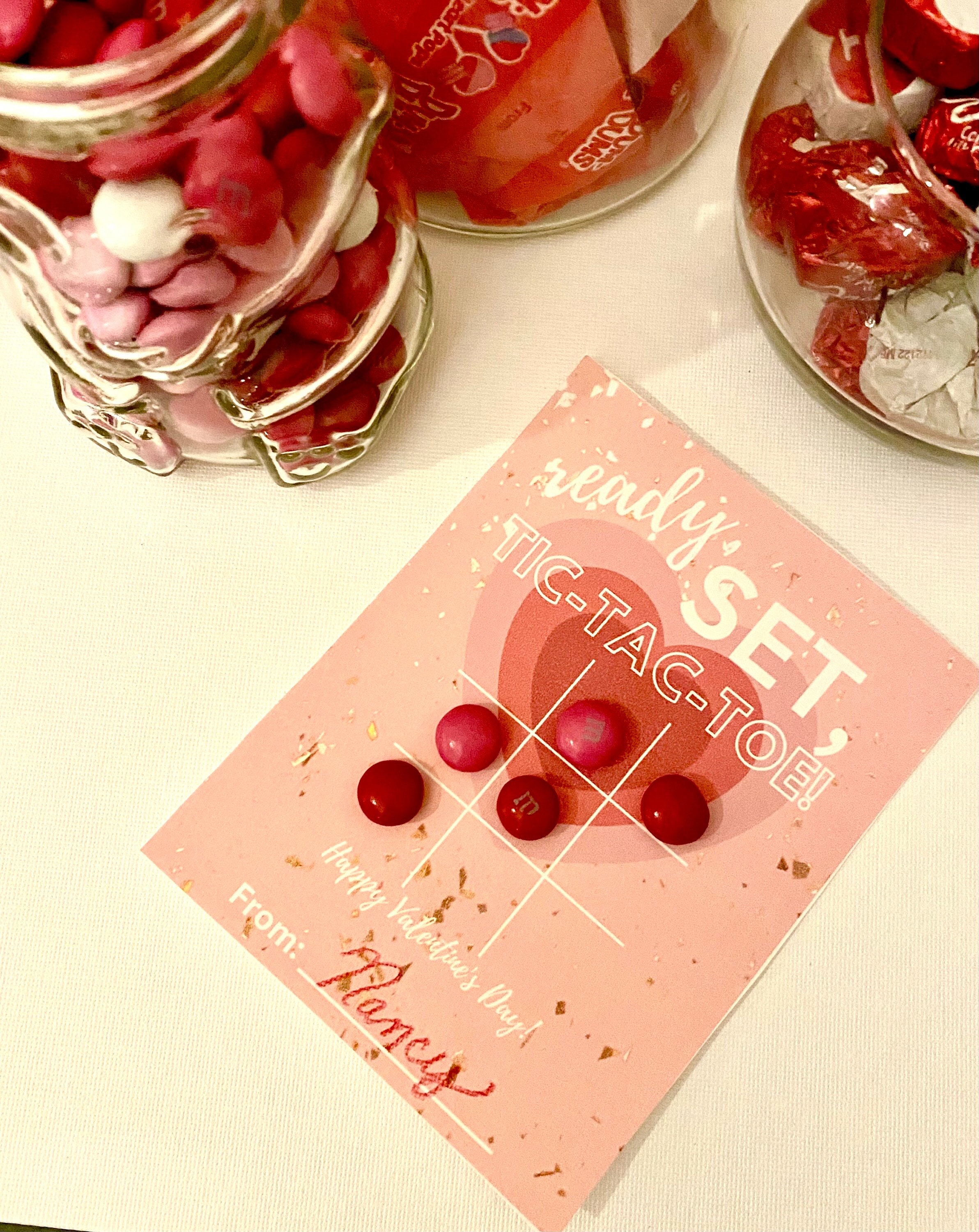 Valentines Day Printable PDF Instant Download TIC Tac TOE Cute Heart ...