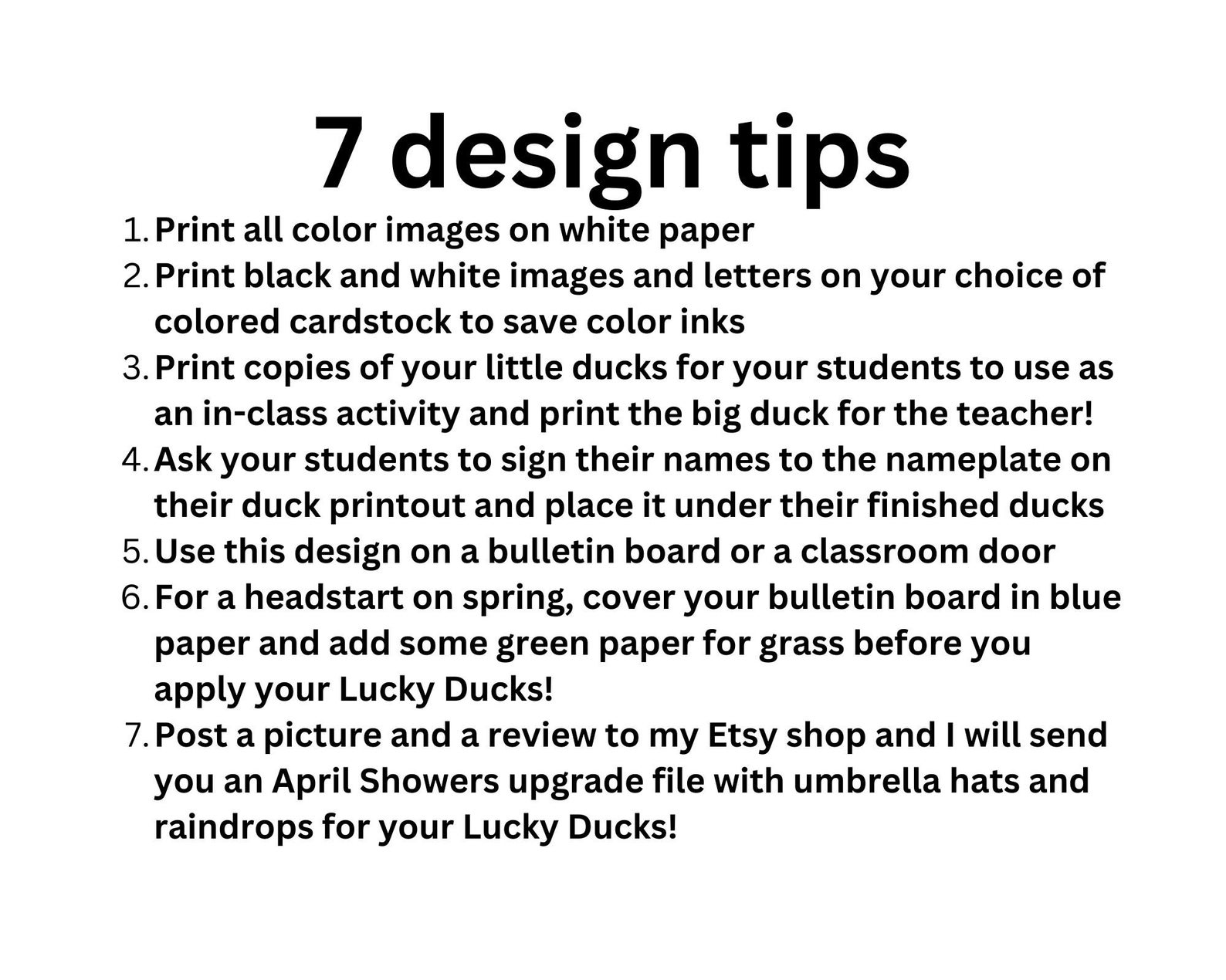 Lucky Ducks Bulletin Board or Classroom Door Printable PDF! Classroom ...