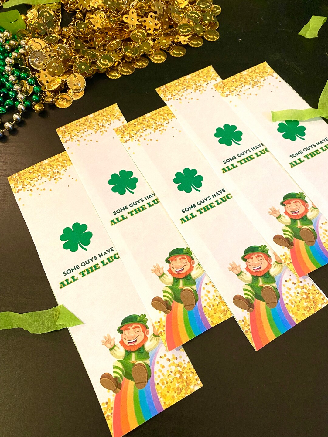 St. Patrick's Day Bookmark Printable PDF Instant Download. Each Page ...