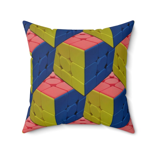 Rubiks Cube Pillow - Etsy