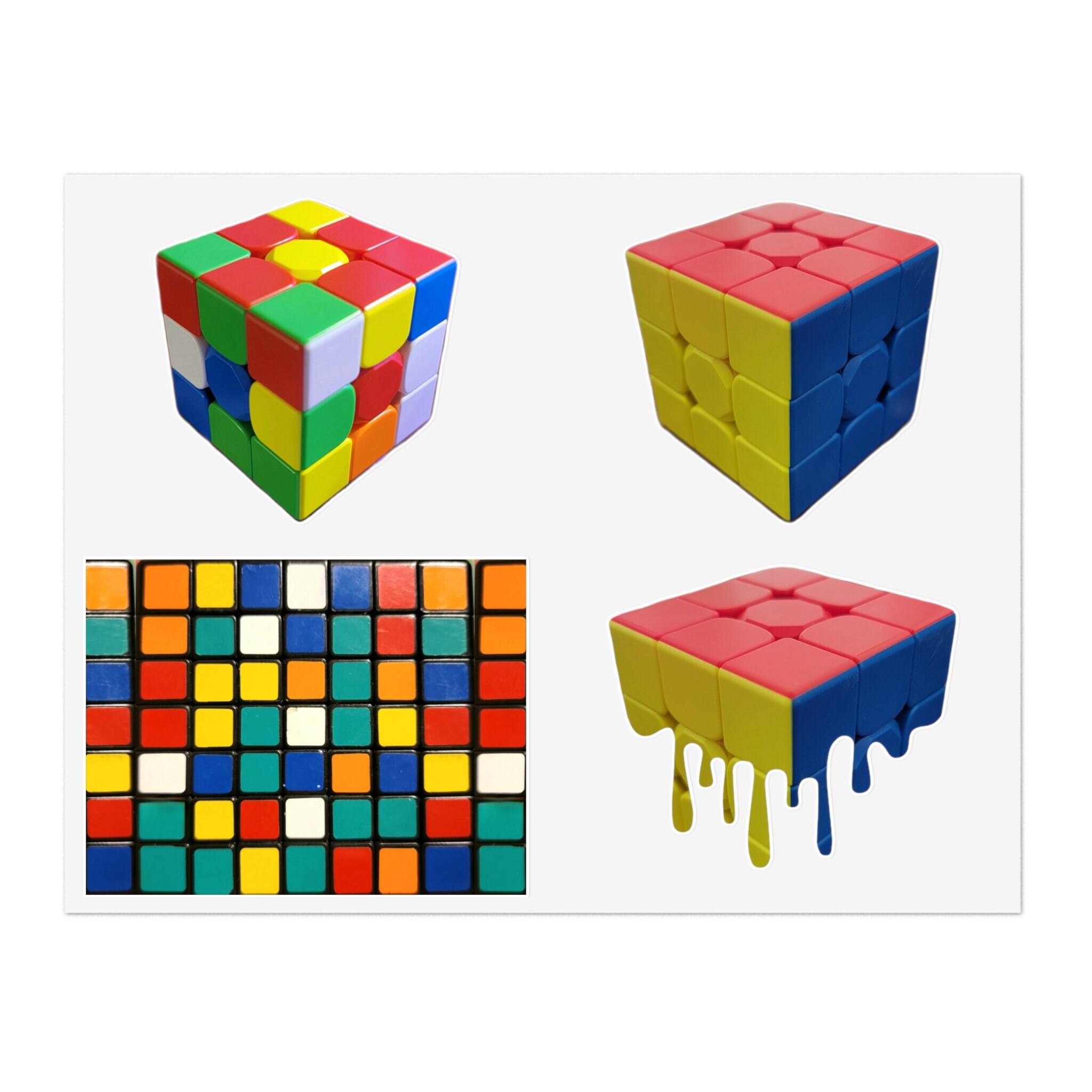 Rubiks Cube Sticker Sheets - Etsy
