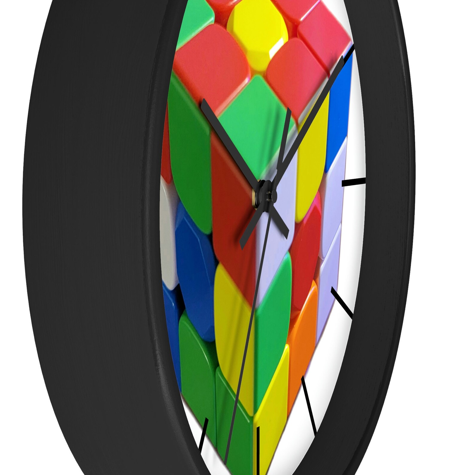 Unsolved Rubiks Wall Clock - Etsy