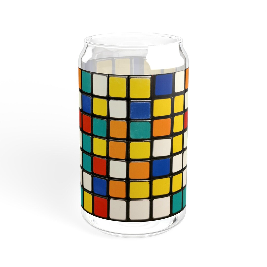 Rubiks Cube Sipper Glass - Etsy