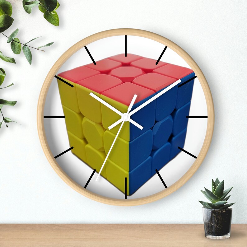 Rubiks Cube Clock - Etsy