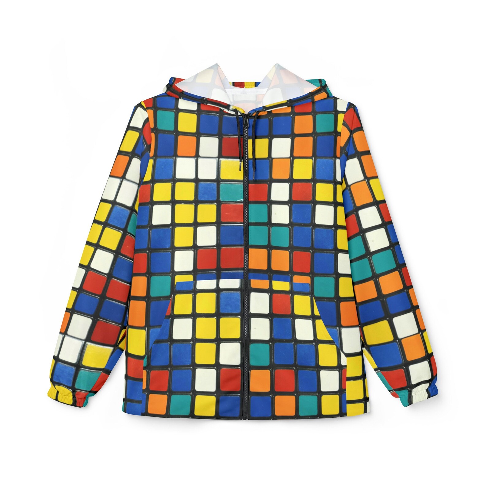 Rubiks Cube Windbreaker Jacket - Etsy