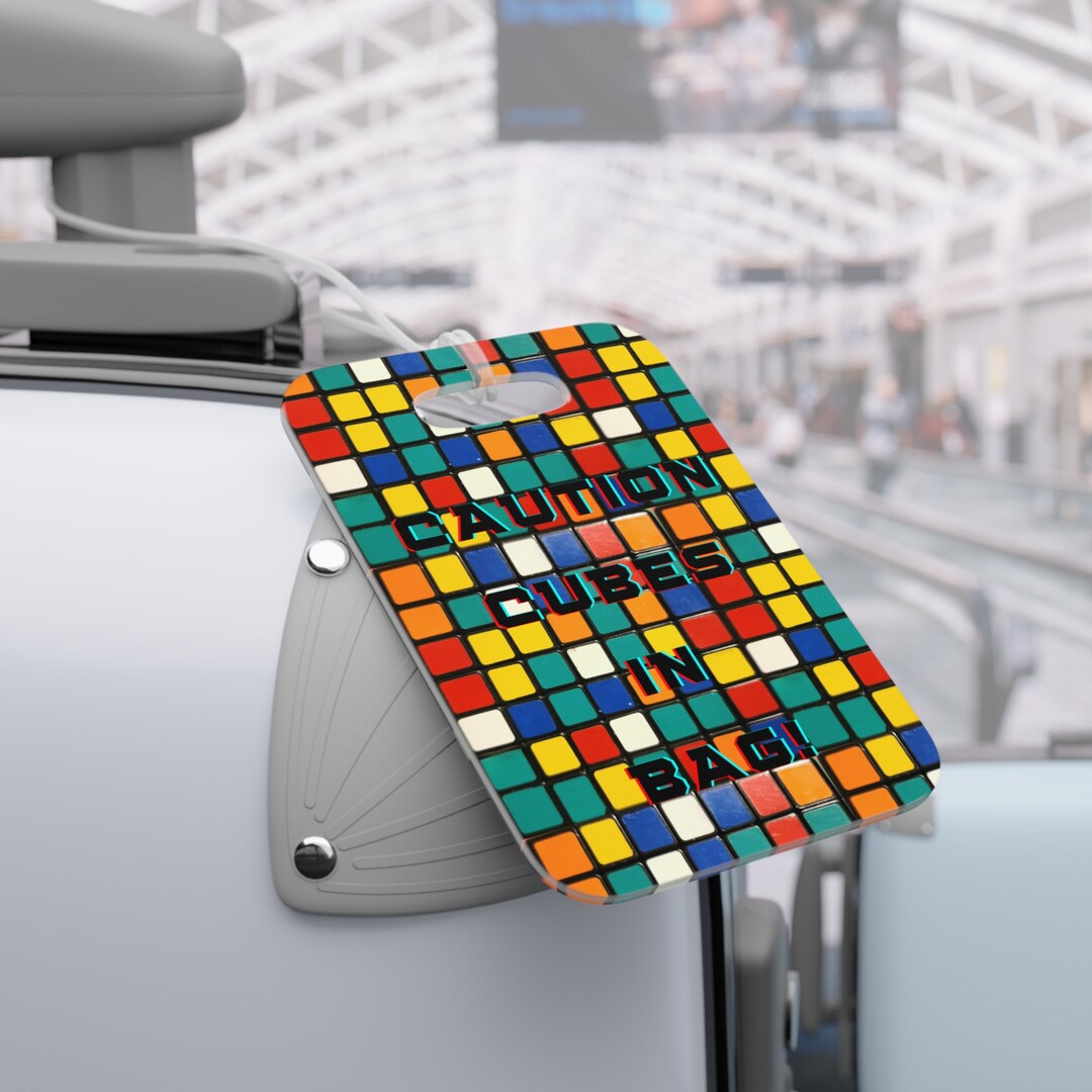 Rubiks Cube Luggage Tags - Etsy