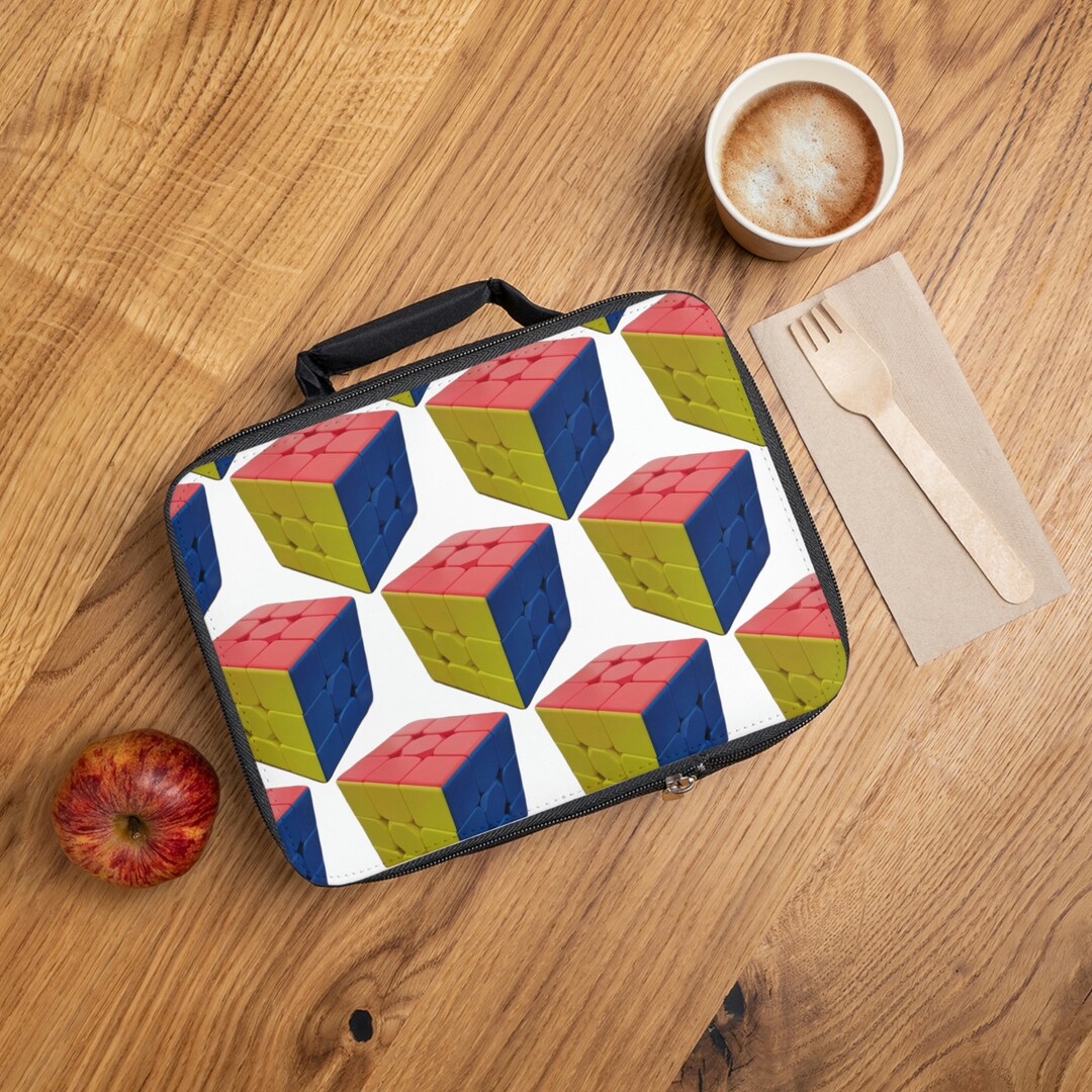 Rubiks Cube Insulated Lunch Bag - Etsy