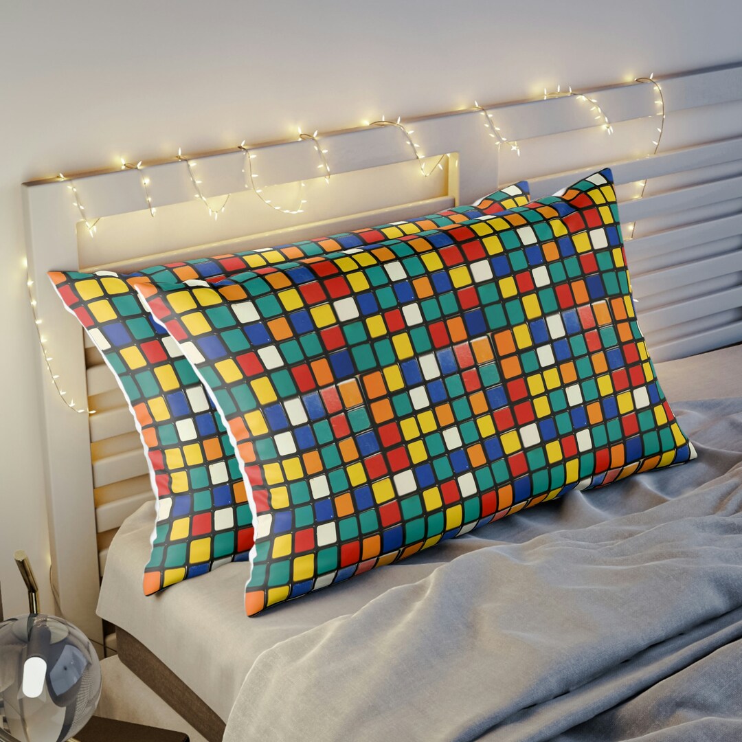 Rubiks Cube Pillow - Etsy