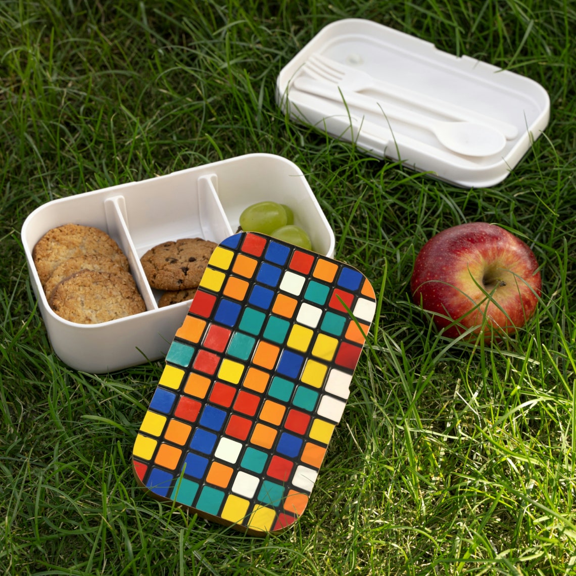 Rubiks Cube Bento Lunch Box - Etsy