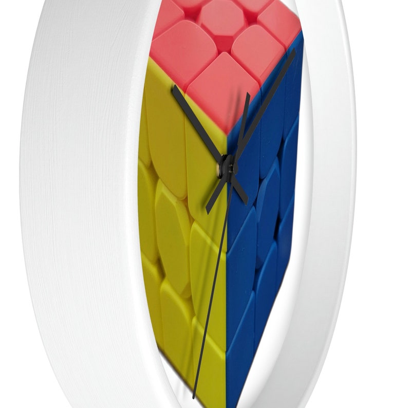 Rubiks Wall Clock - Etsy