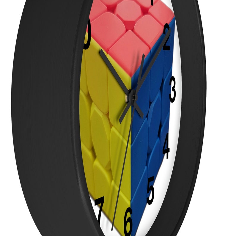 Rubiks Cube Wall Clock - Etsy