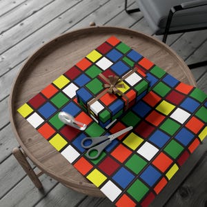Rubiks Cubes Gift Wrap Papers - Etsy