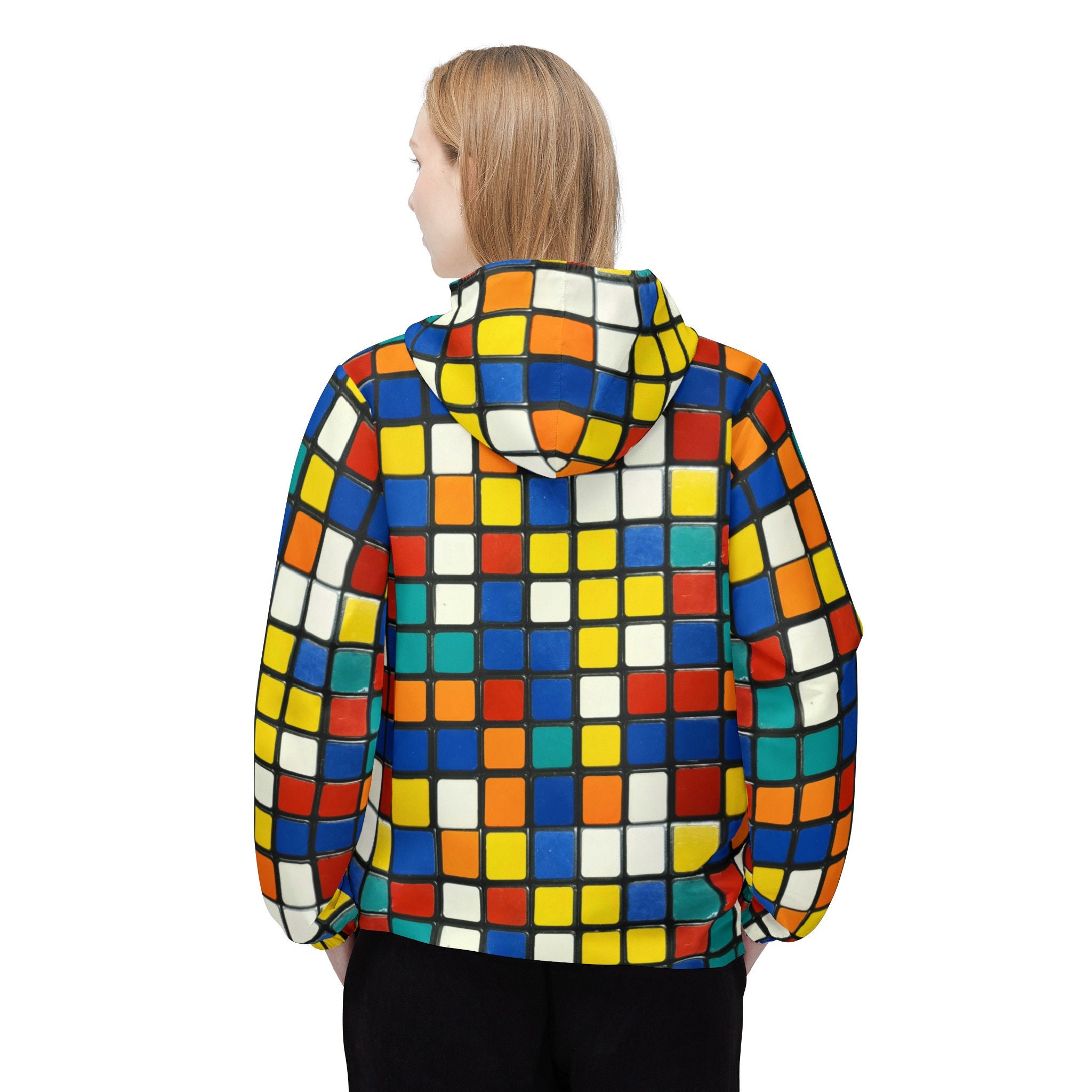 Rubiks Cube Windbreaker Jacket - Etsy