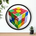 Unsolved Rubiks Cube Wall Clock - Etsy