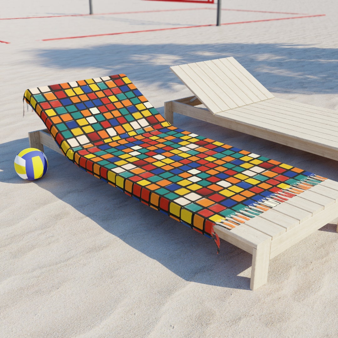 Rubiks Cube Boho Beach Cloth - Etsy