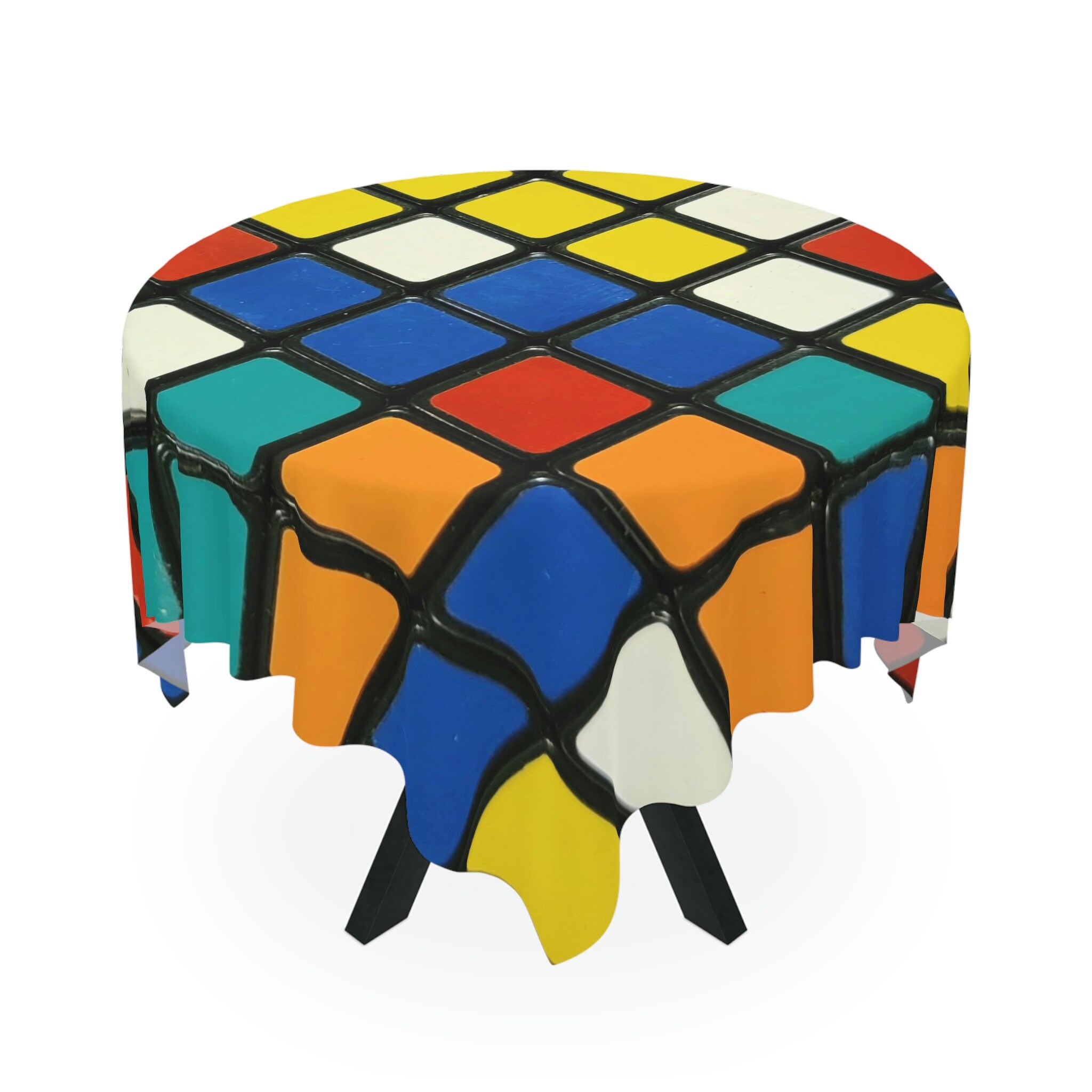 Rubiks Cube Tablecloth - Etsy Australia