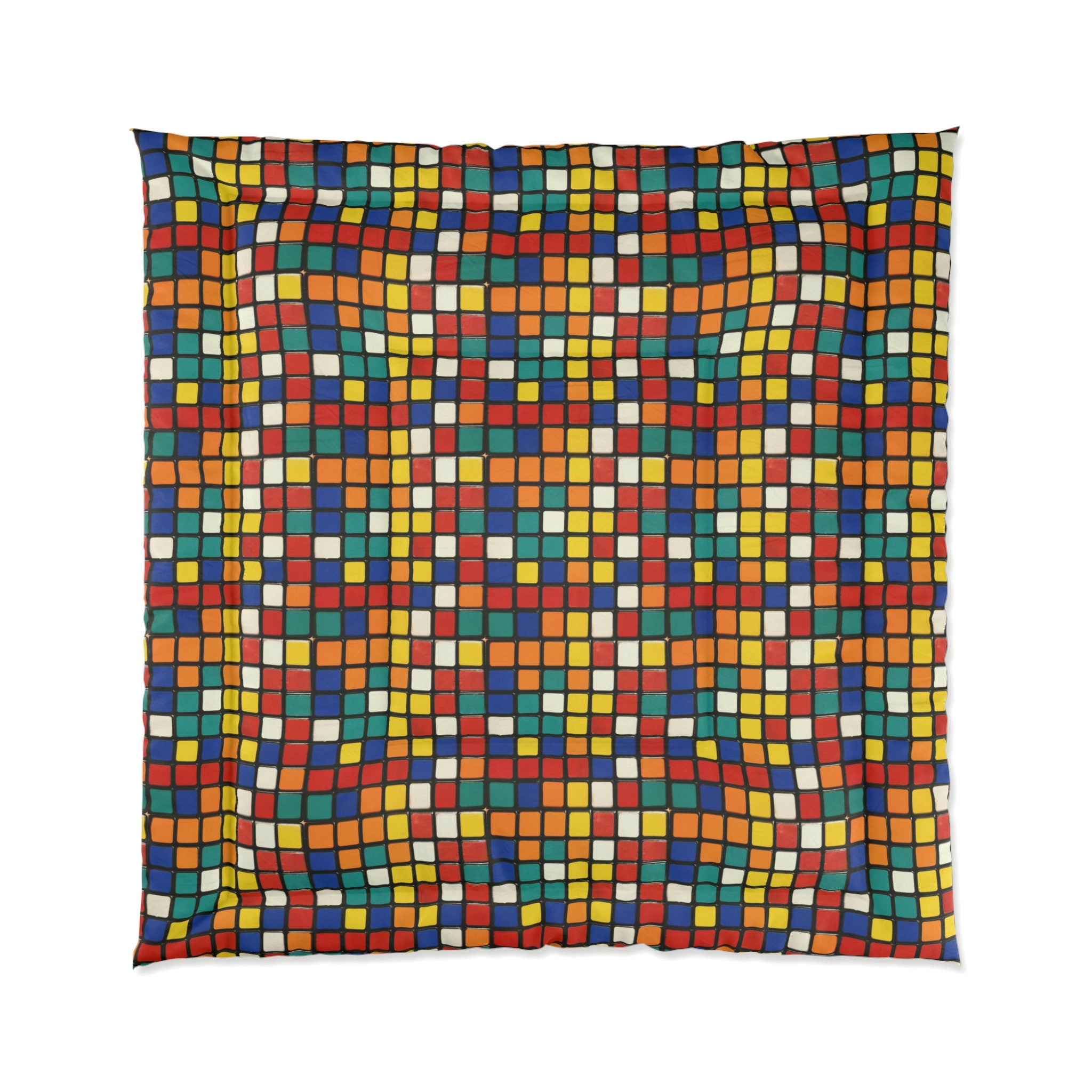 Rubiks Cube Comforter - Etsy