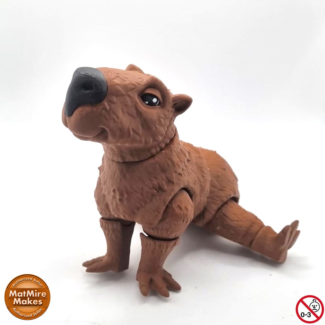 Articulated Capybara Sensory and Fidget Tool - Etsy UK