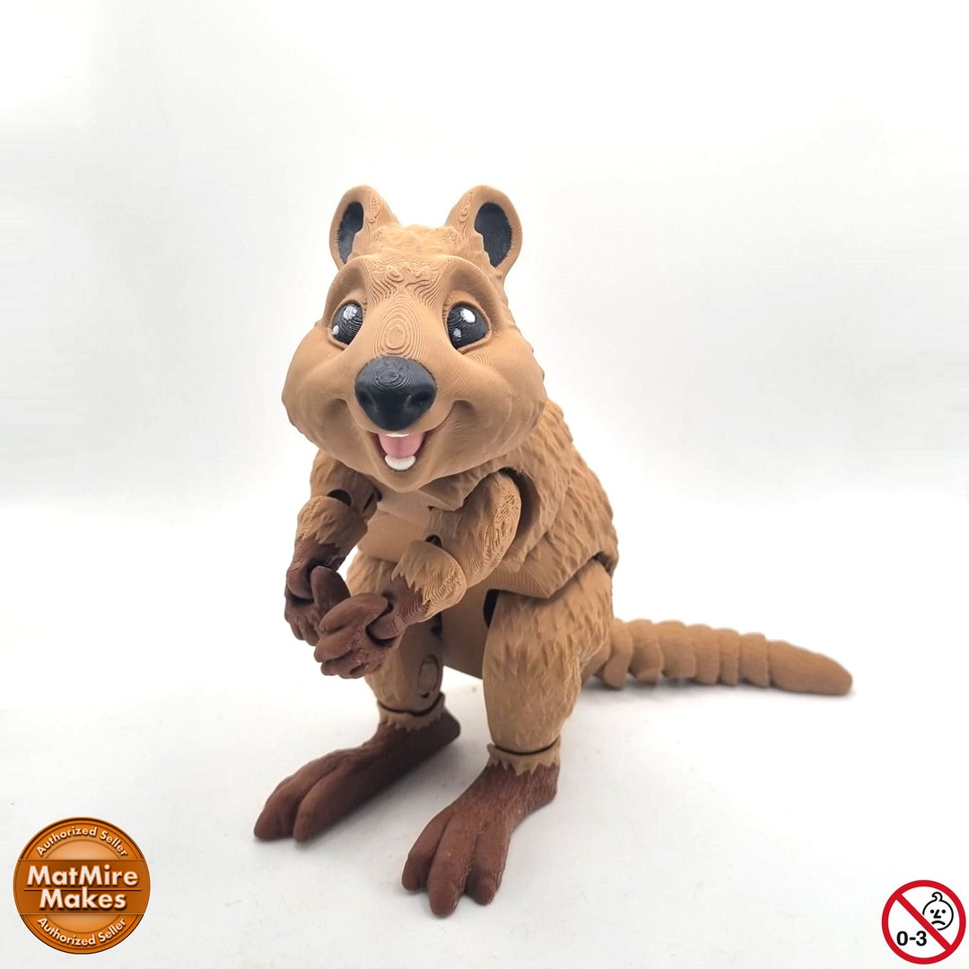 Articulated Quokka Sensory and Fidget Tool Desk Pet - Etsy