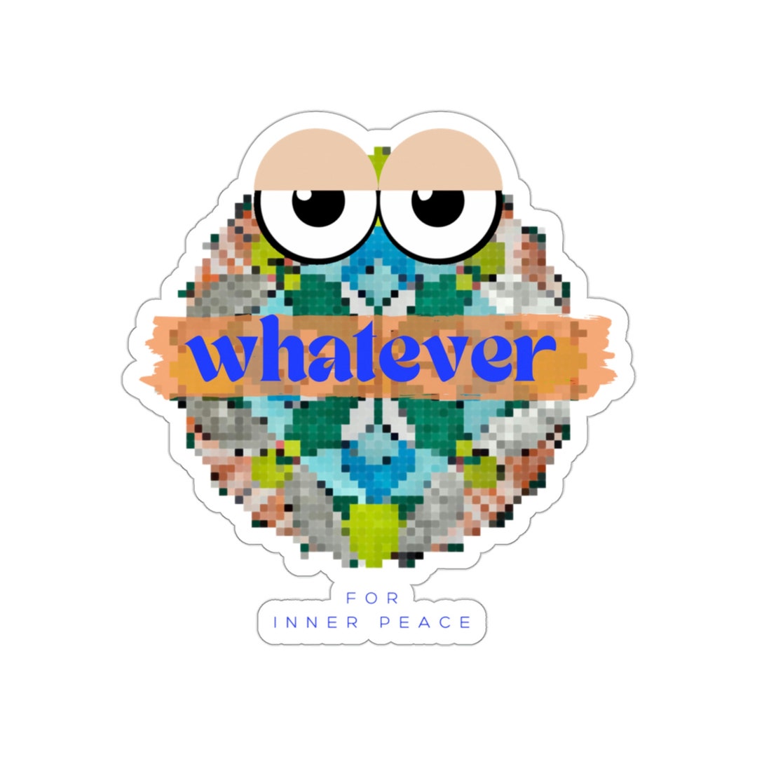 Whatever-antisocial Sassy Cut-out Stickers for Water Bottle - Etsy