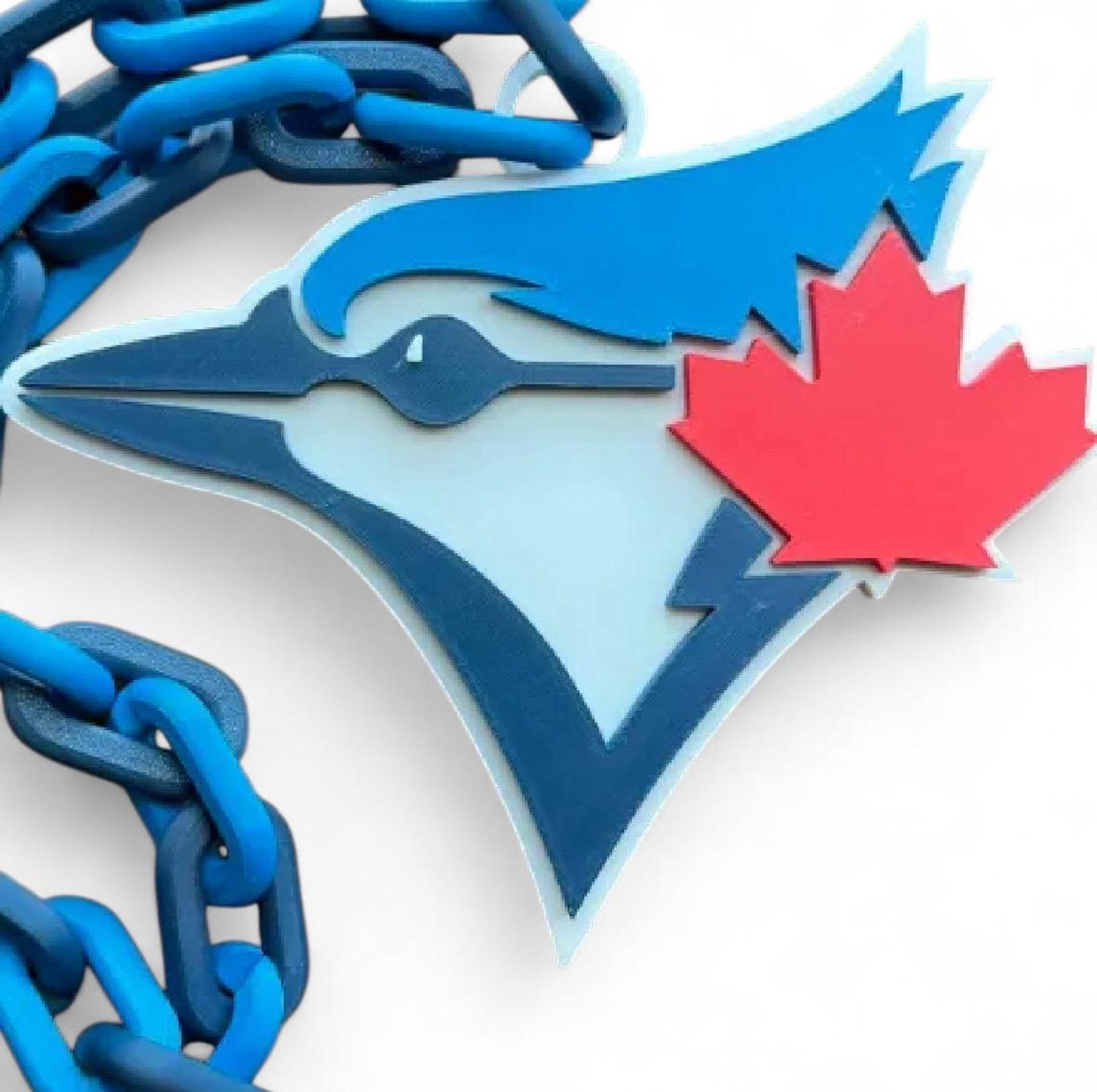 Toronto Blue Jays Oversized Fan Chain Necklace - Etsy