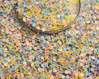 Fake Sprinkles Rainbow Cupcake Sprinkles Use With Slime, Lip Gloss ...