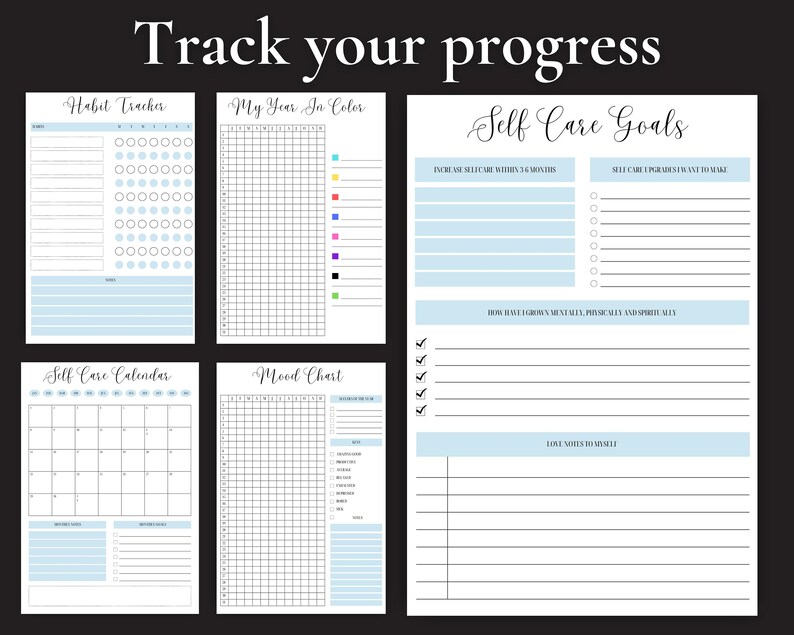 Self-care Planner: Empower Your Well-being Daily Journal for ...
