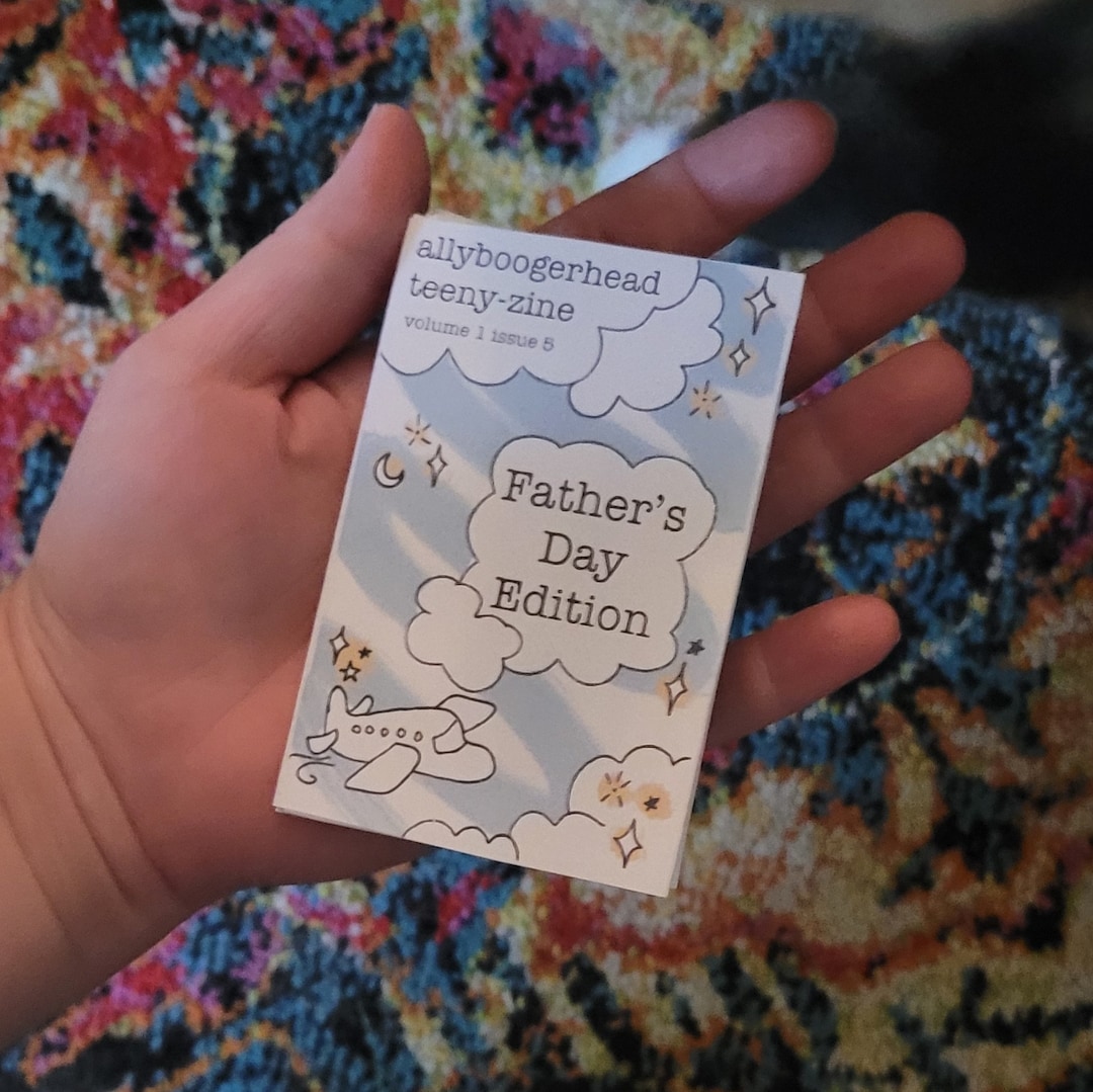 June / Father's Day Edition .:. Allyboogerhead Teeny-zine - Etsy