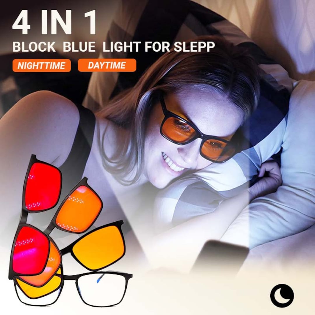Blue Light Blocking Glasses - Red, Orange, Amber, Yellow - Sleep Better ...