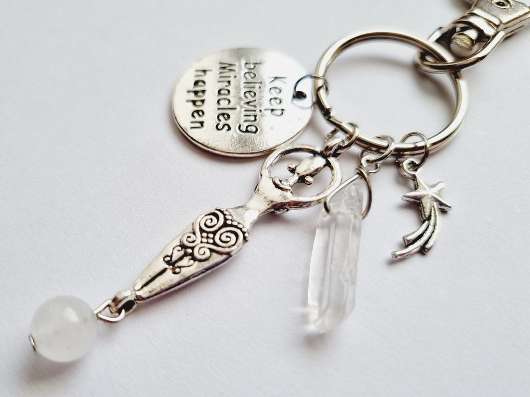 Keychain and Lucky Charm Card Fertility Goddess Spiral Miracle ...