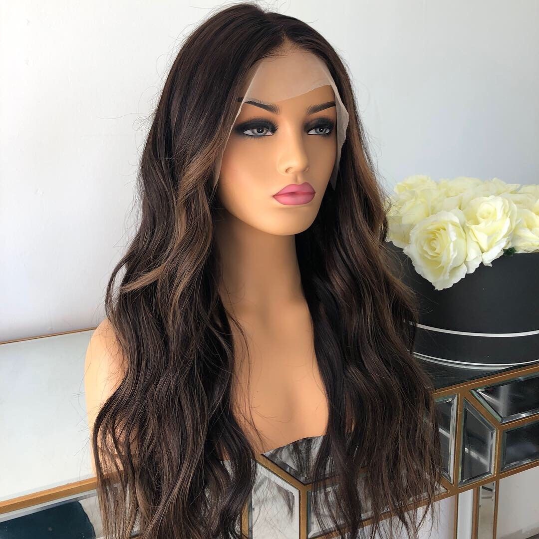 ALYSSA 16"-26" Full Lace Human Hair Wig. LEAVE A NOTE With Your Cap ...