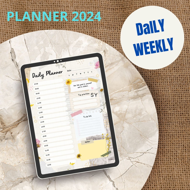 Digital Planner 2024, 2025, Minimalist Digital Planner, iPad Planner ...