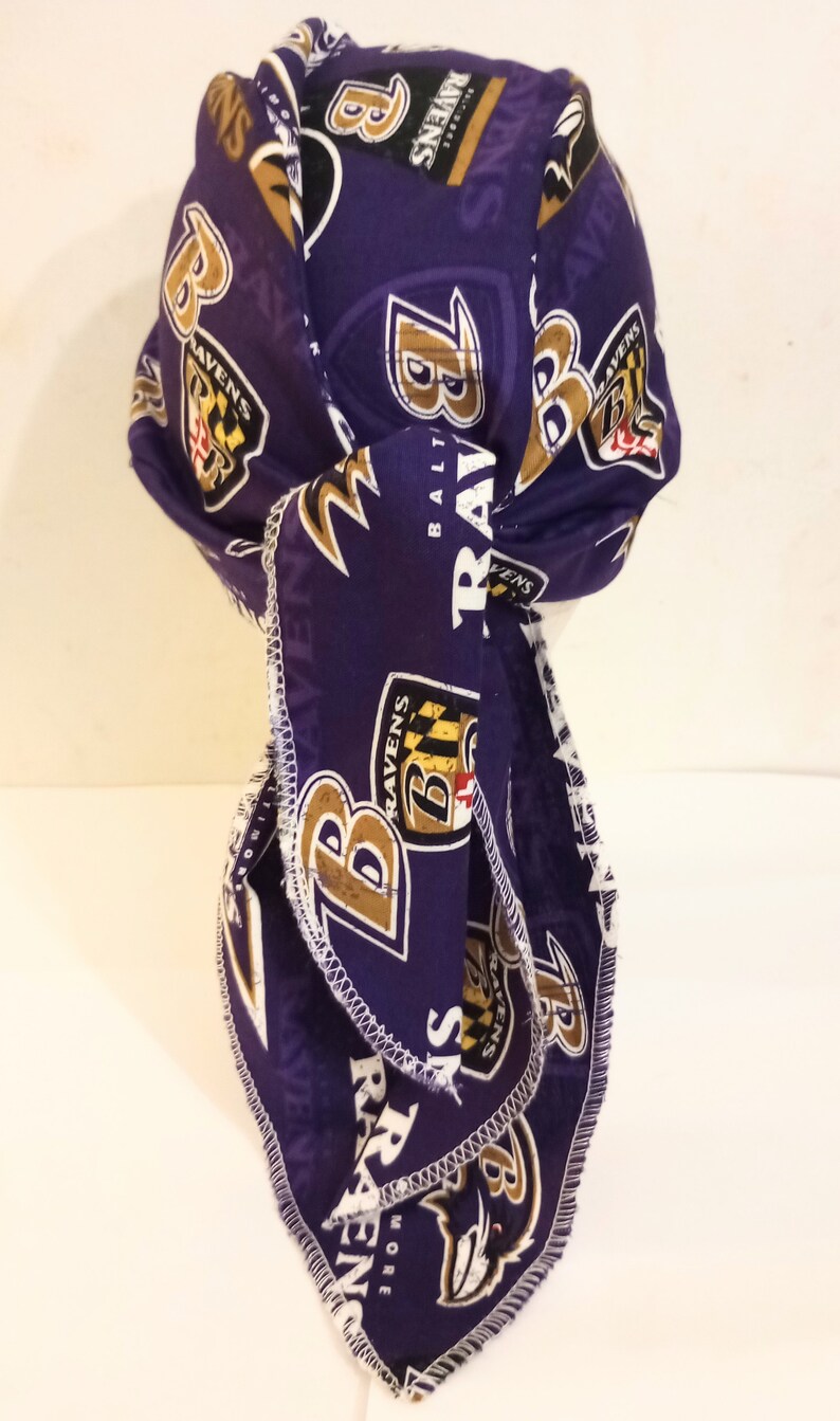 Baltimore Ravens Handmade Retro Print Skull Cap Bandana - Etsy