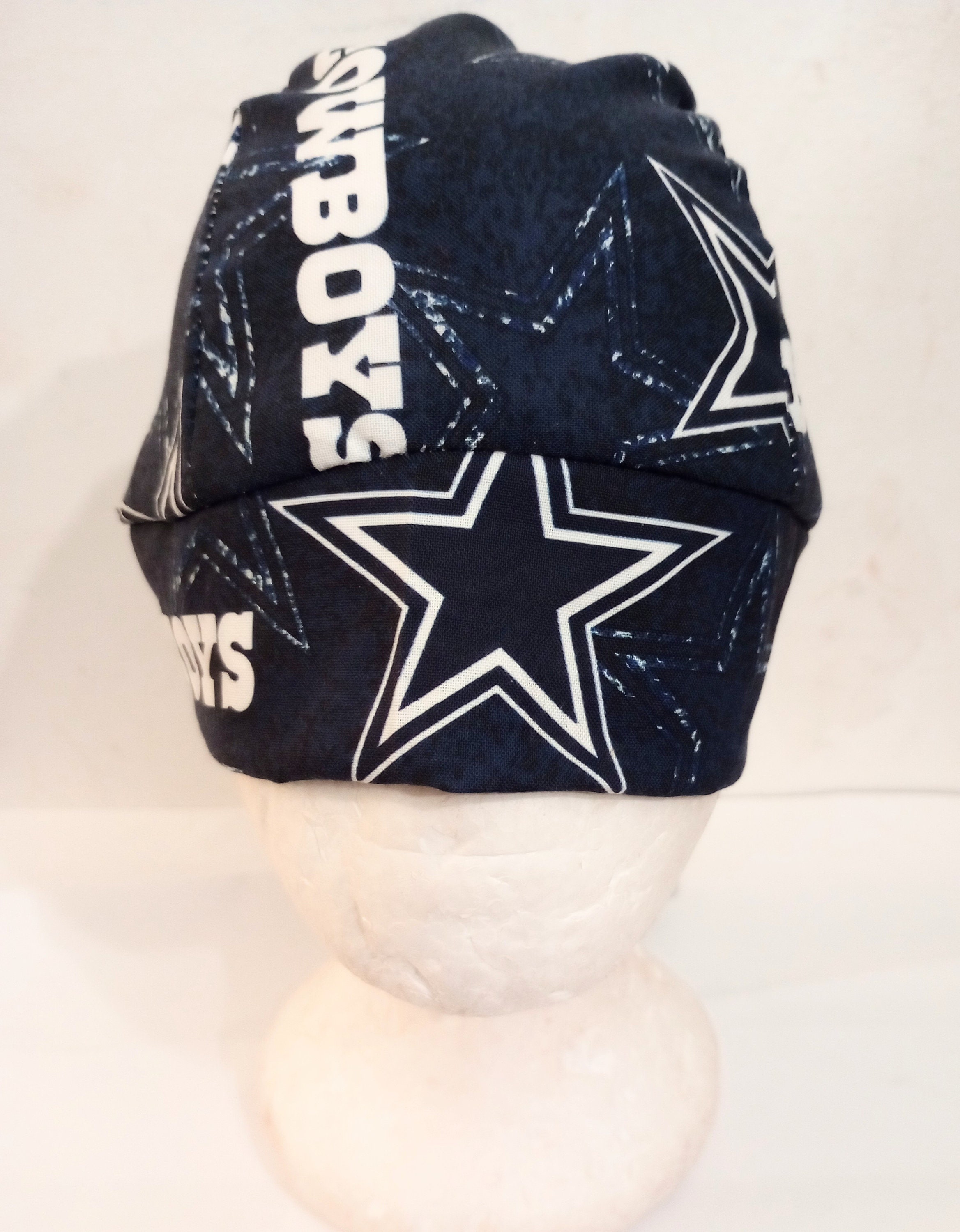 Dallas Cowboys Retro Print Skull Cap Bandana - Etsy