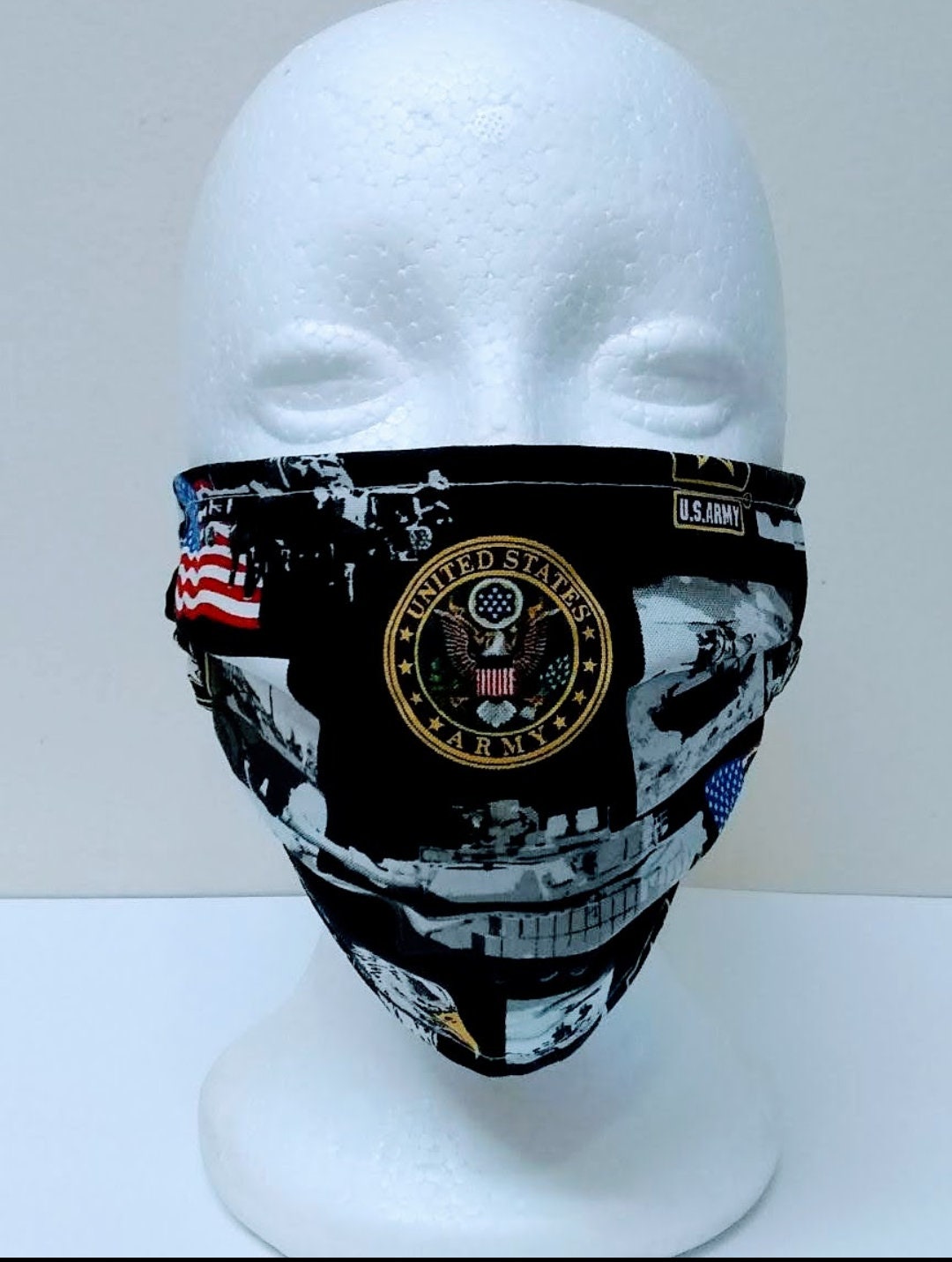 U.S. Army Handmade Adult Face Mask - Etsy