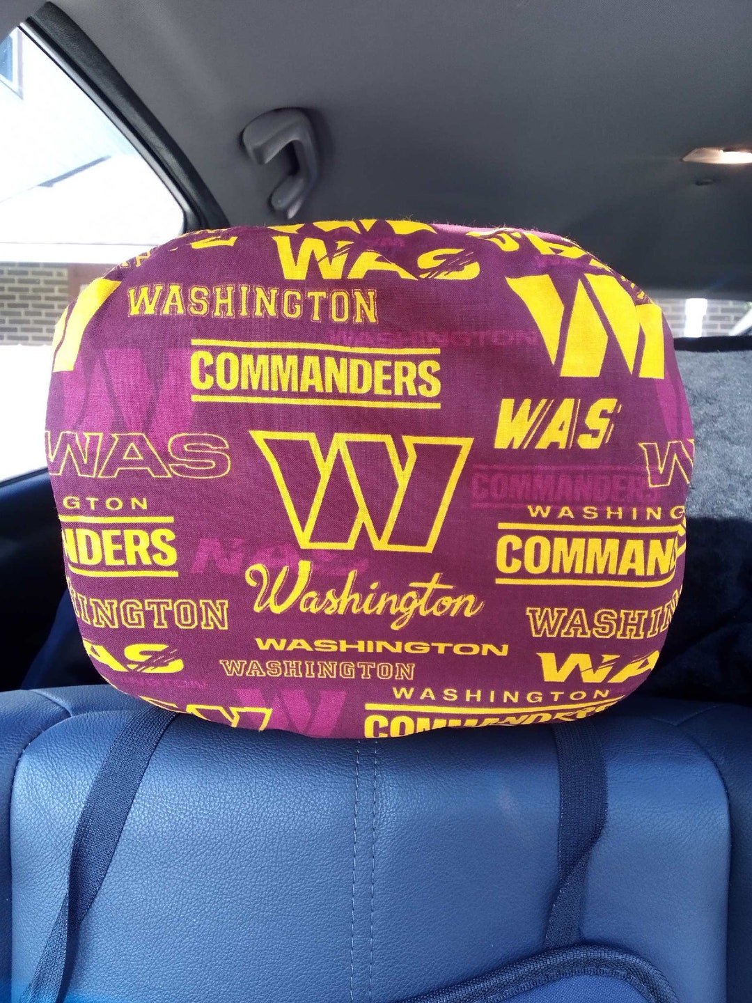 Washington Commanders Car Head Rest Cover Set - Etsy