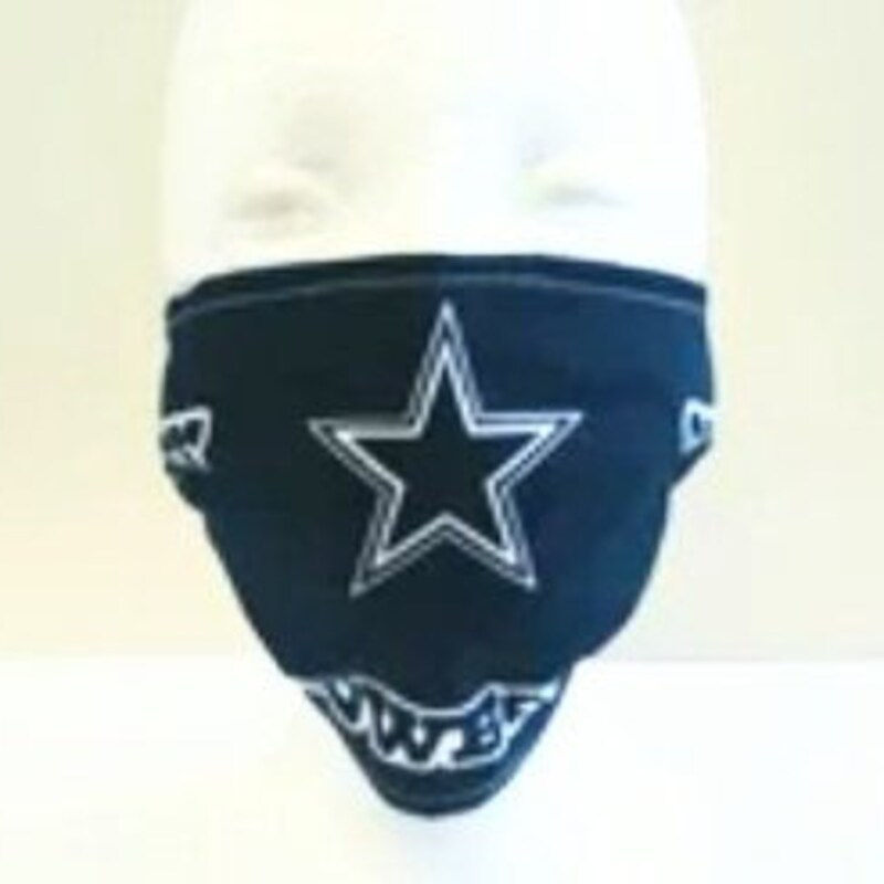 Dallas Cowboys Face Mask - Etsy