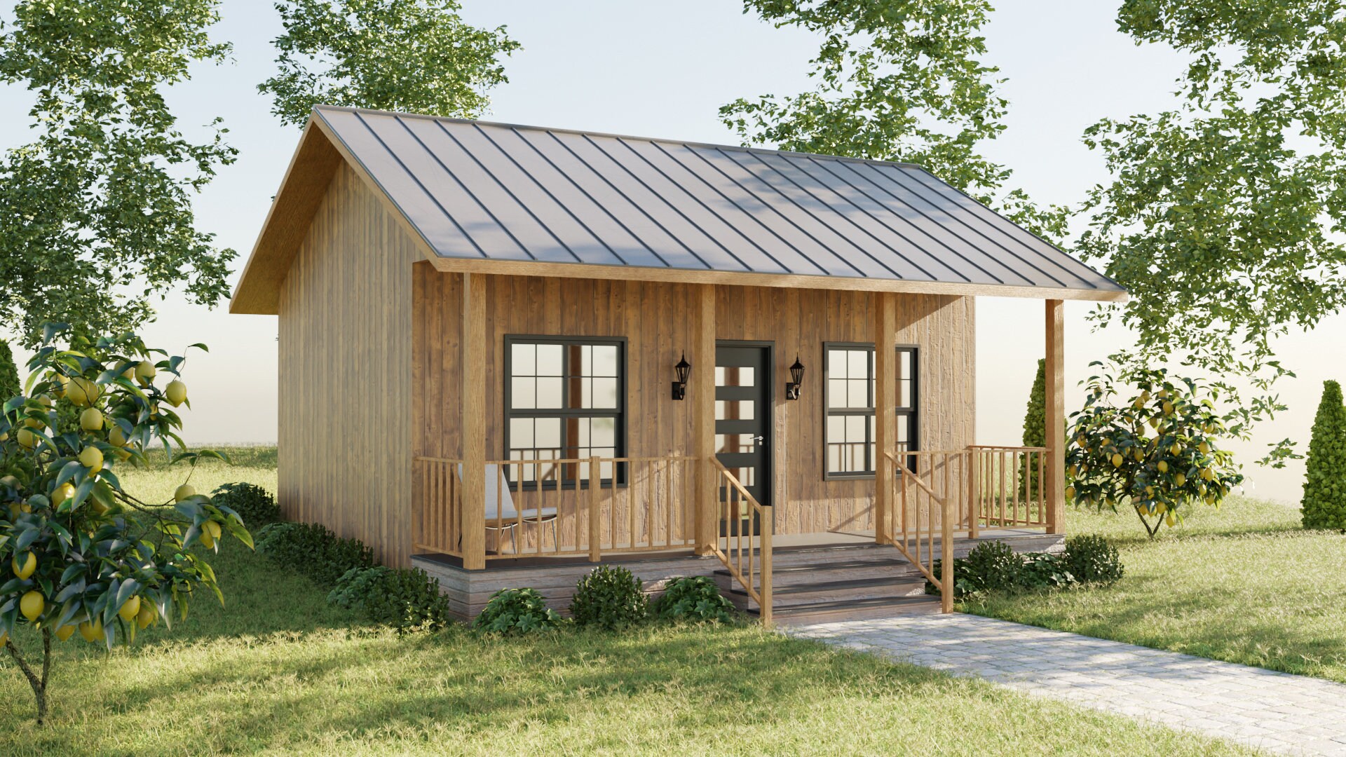 Small House Home Floor Plans Blueprint Etsy