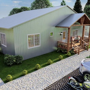 Modern House Home Plans, Tiny House Floor Plans Blueprint - Etsy