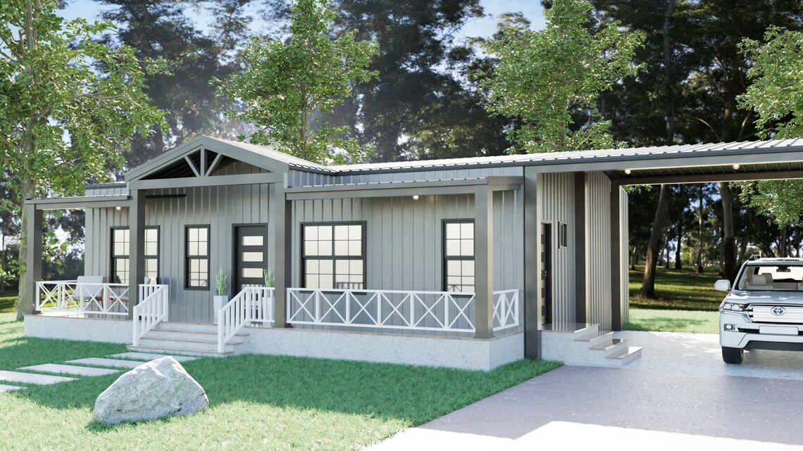 Barndominium House Plan, Tiny House Floor Plans, Architectural Plans - Etsy