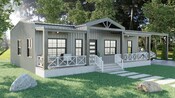 20'x28' Modern Tiny House Plans, Lean Cabin Architectural Construction ...