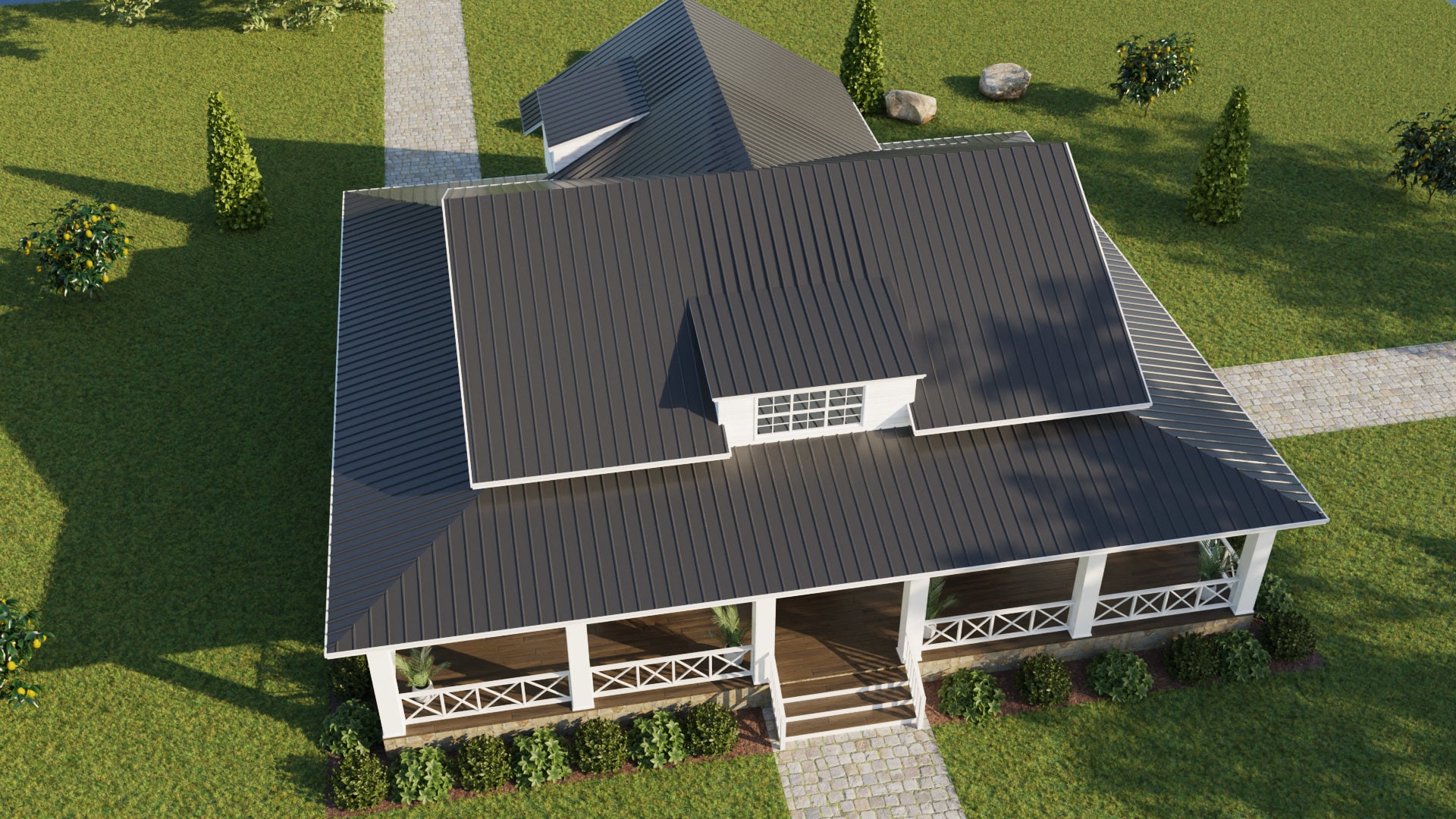 Modern Cottage House Home Plans Blueprint - Etsy