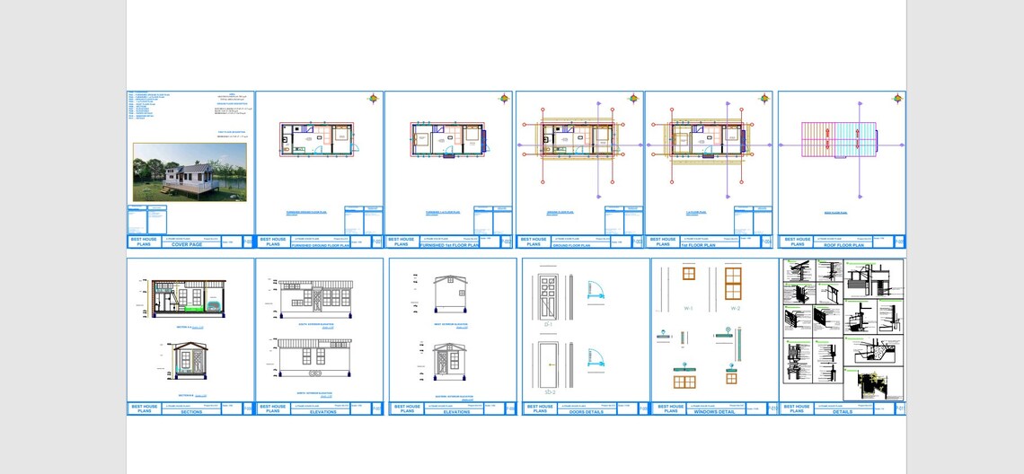 Tiny House Frame Kit, Prefab Tiny House Blueprint - Etsy
