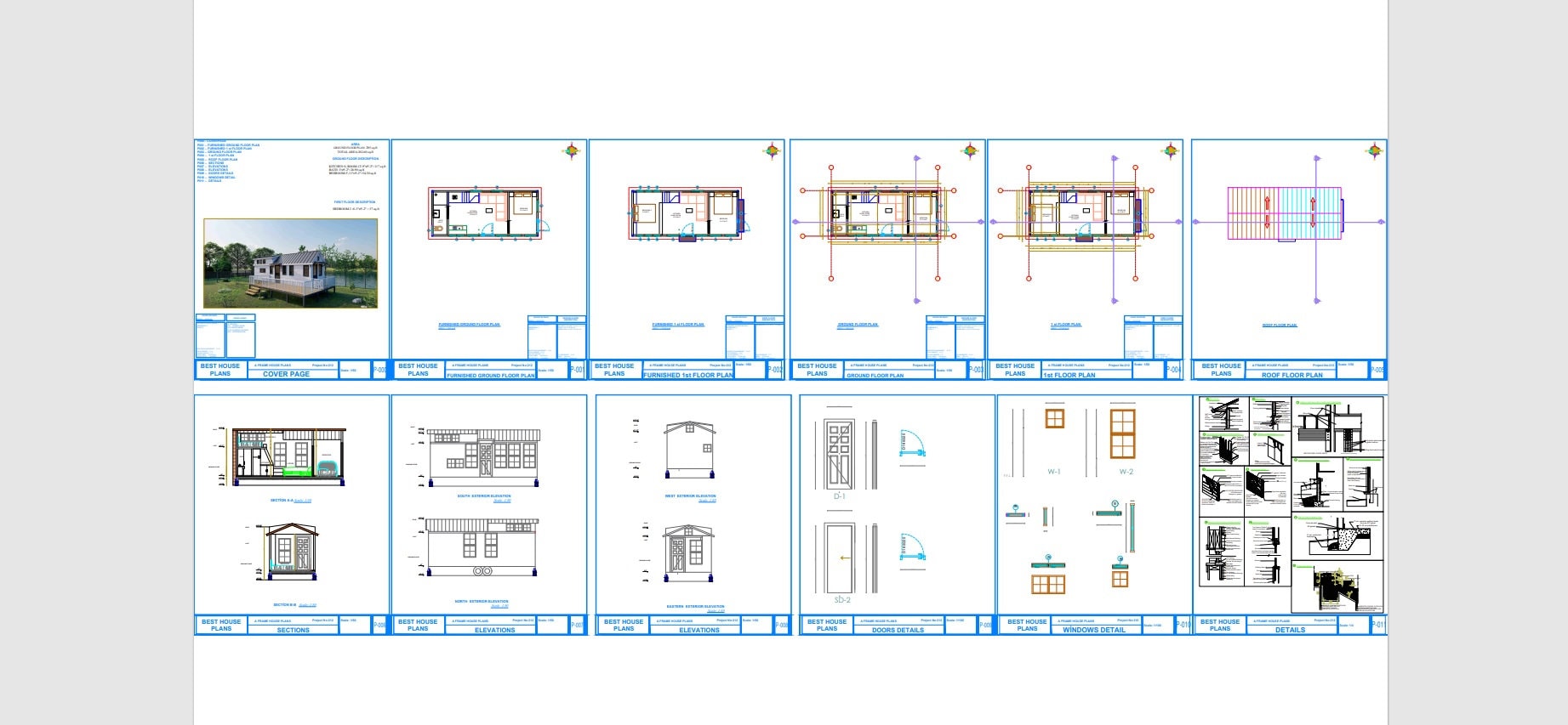 Tiny House Frame Kit, Prefab Tiny House Blueprint - Etsy