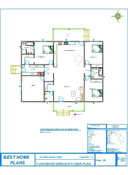 Single Story Cottage House Plans, Modern Cottage Blueprints - Etsy